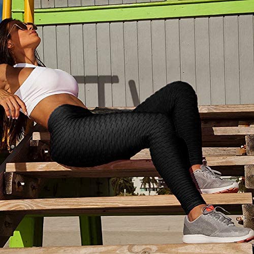 Butt Lifting Leggings Women Bubble Hip Tik Tok Butt Lifting Leggings High Waisted Seamless