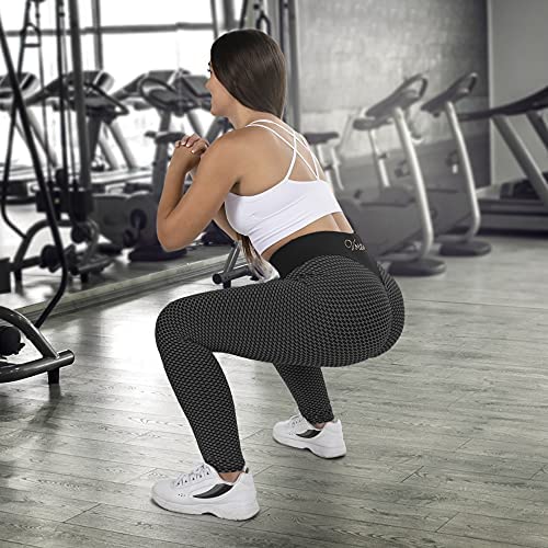 Butt Lifting Leggings Yoga Pants For Women Honeycomb Tik Tok Ruched Booty Lift Leggings S M