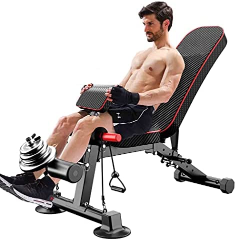 leg lift butt raise crunch : K KiNGKANG Adjustable Weight Bench Utility ...