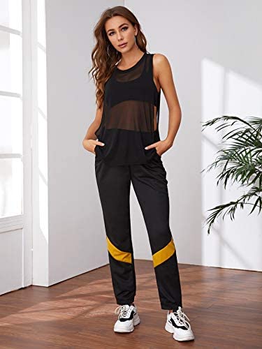 sheer mesh shirt : SweatyRocks Women's Workout Yoga Tops Sheer Mesh Gym ...