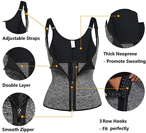 waist trainer corset : Neoprene Waist Trainer Corset for Weight Loss ...