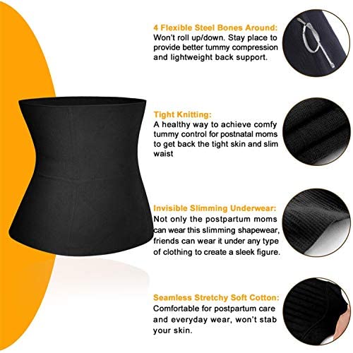Women Compression Waist : BRABIC Seamless Postpartum Belly Band Wrap ...