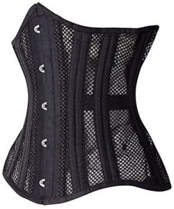waist trainer corset : SHAPERX Women 24 Double Steel-Boned Longline ...