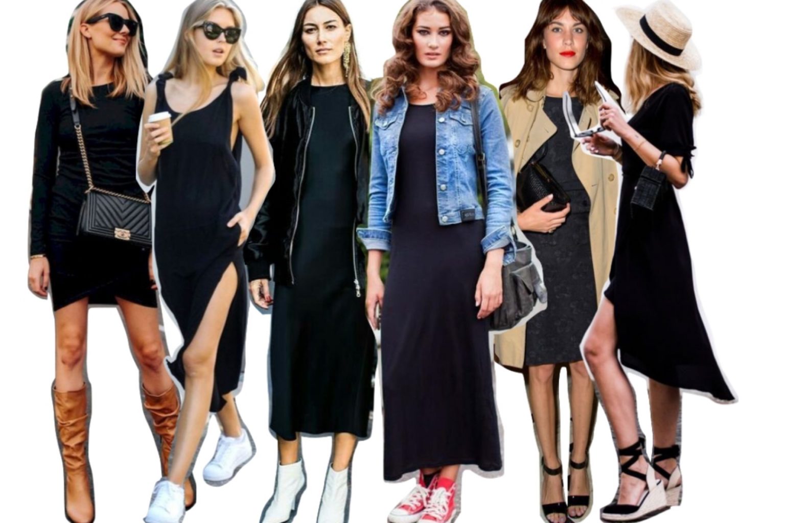 Astuces : Comment porter une robe droite noire