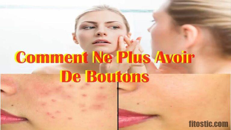 Comment Enlever Les Boutons Sur Les Joues