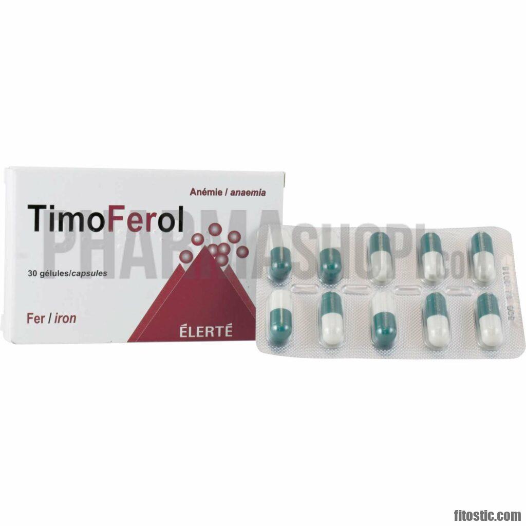 Quand prendre le timoferol