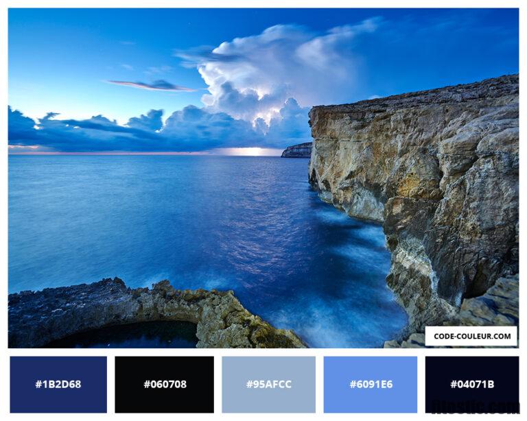 Quelle est la couleur azur